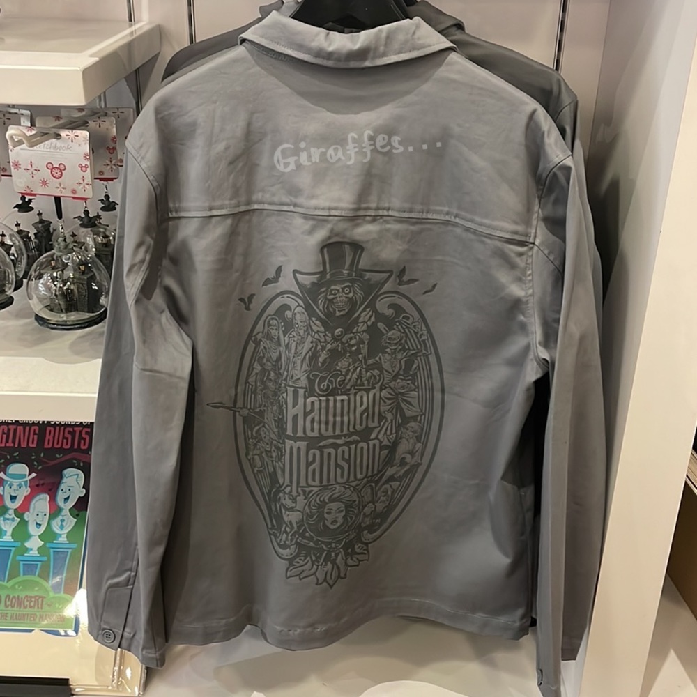 Disney Parks Haunted Mansion Hatbox Ghost Jacket - Gem